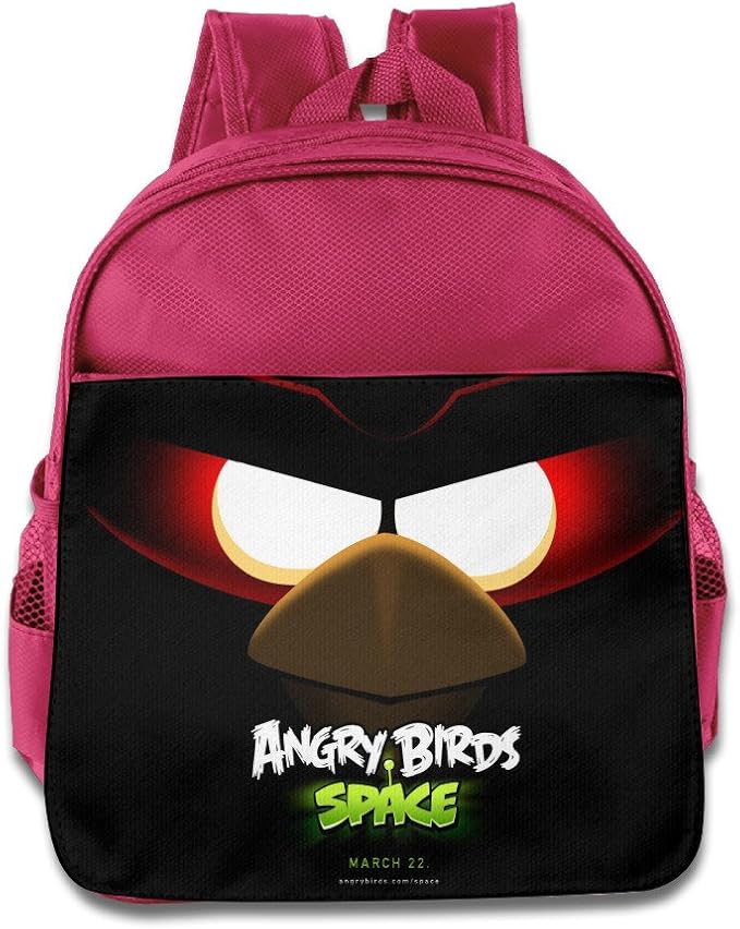 Amazon.com | Evil Angry Birds Space Toddler School Backpack Pink | Kids ...