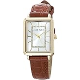 Amazon.com: Anne Klein Women's Leather Strap Watch, AK/2706 : Clothing ...