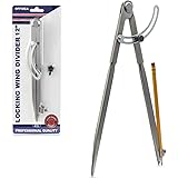 Amazon.com : KINAKE Professional Woodworking Compass with Wing and ...