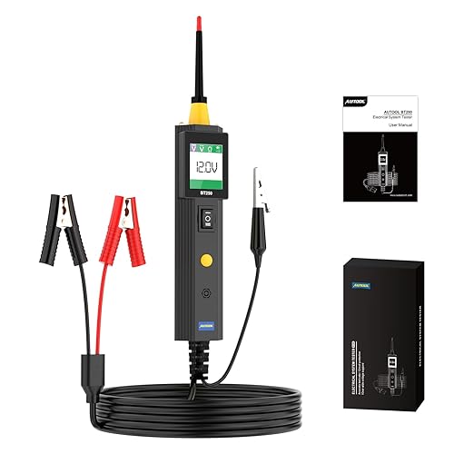 AUTOOL Automotive Circuit Tester Power Circuit Probe Tester Test Light ...