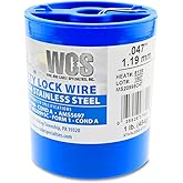 Amazon.com: Lock Wire, T302/304 Stainless, NASM20995, MS20995C, ASTM ...