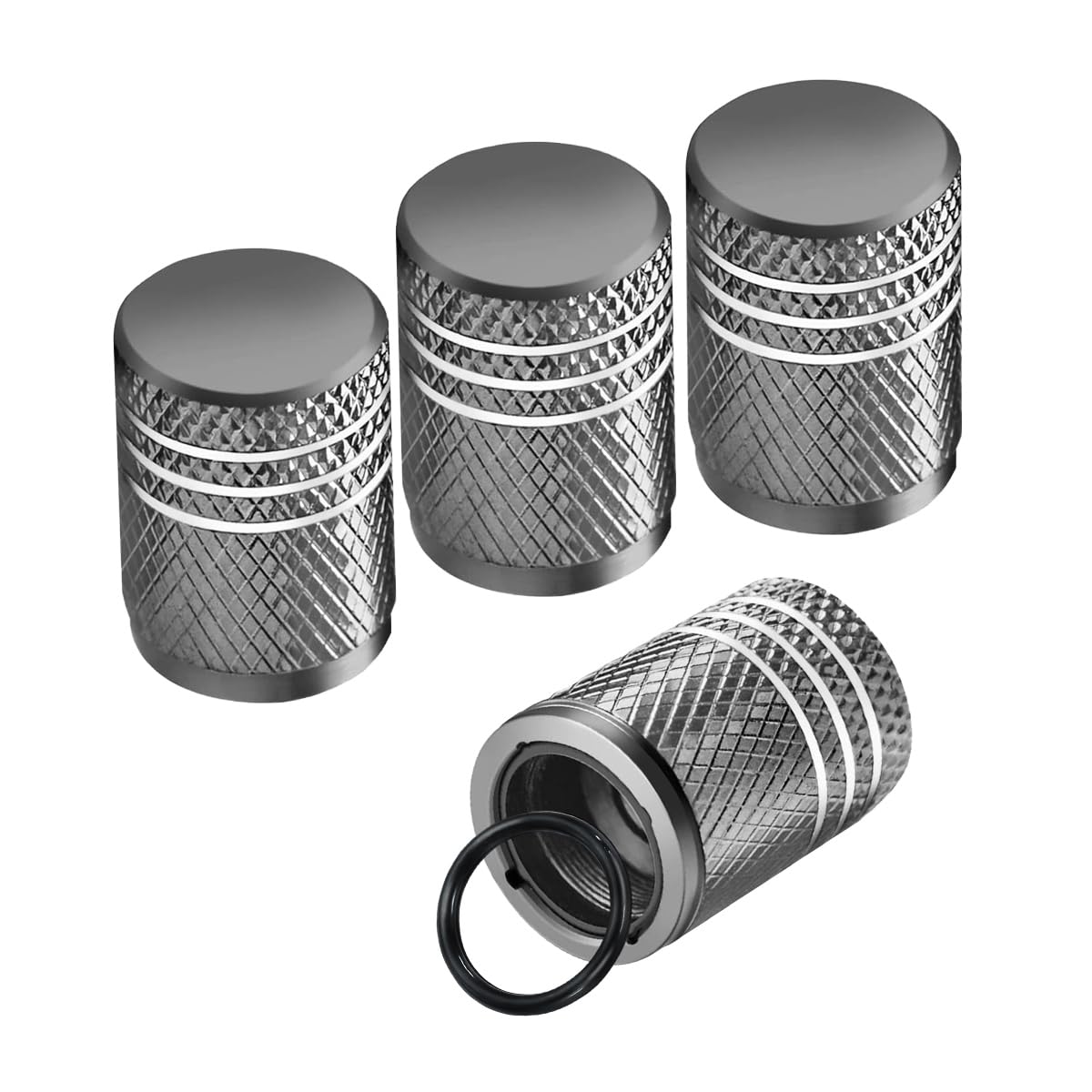 Ziciner 4 PCS Tire Valve Stem Cap Cover, Dustproof Valve Cover with ...