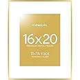 Amazon.com - Homeforia 16 x 20 Picture Frame Gold, High End Metal 16x20 ...