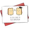 Amazon.com : Gevinna Funny Food Pun Graduation Card for Him Her, Cute ...