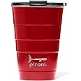 Amazon.com | Pirani 16oz Insulated Stackable Tumbler - Skinny-Wall ...