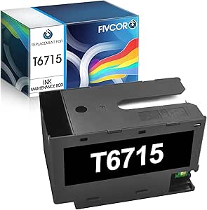 Amazon.com: FIVCOR T6715 T6716 Ink Maintenance Box Replacement for ...