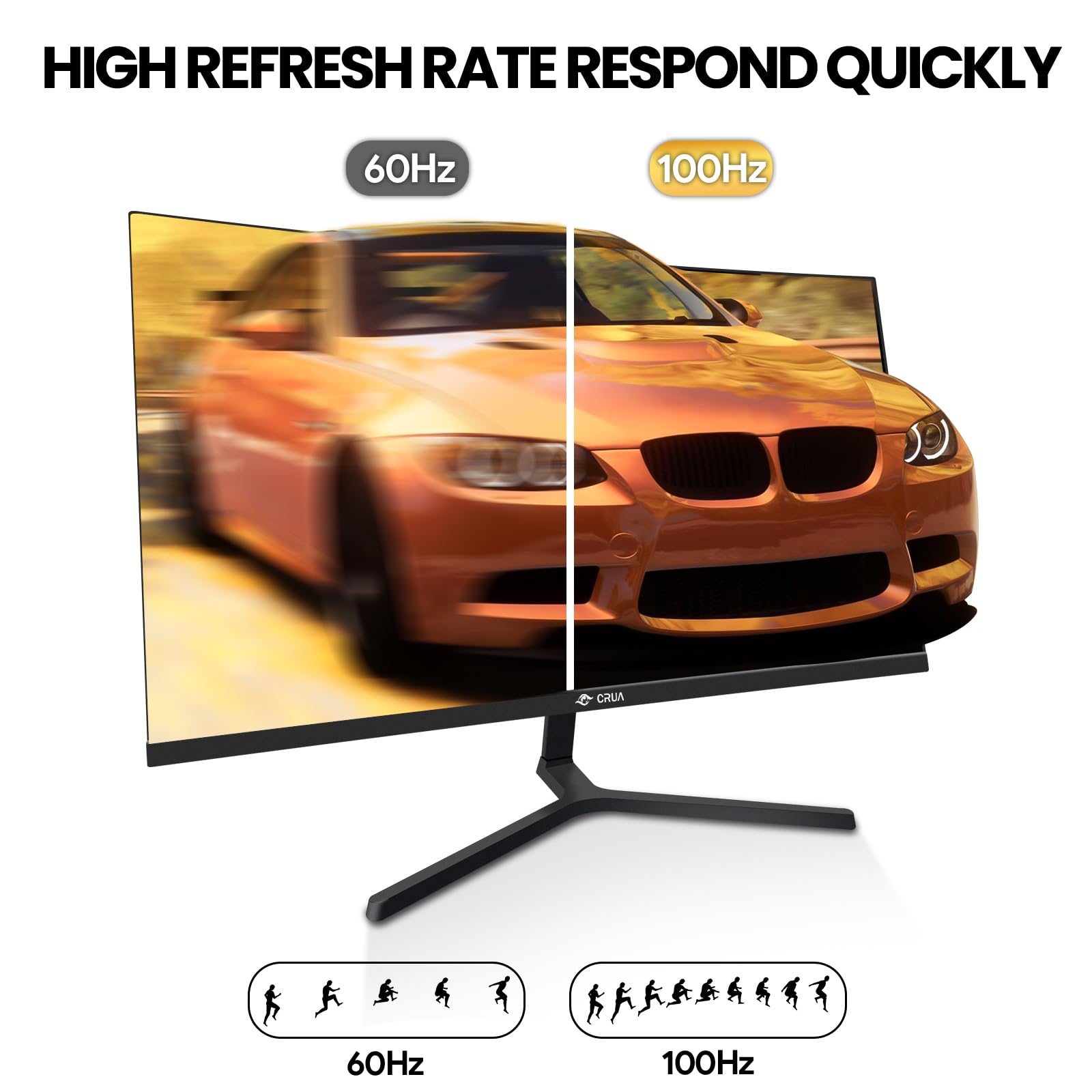 Mua CRUA 24" Curved Monitor, FHD(1920×1080P) 100HZ, 99% sRGB Color ...