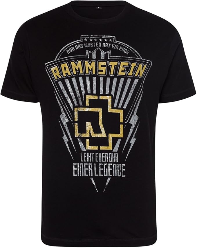 Rammstein Camiseta para hombre, diseño de la leyenda oficial de la ...