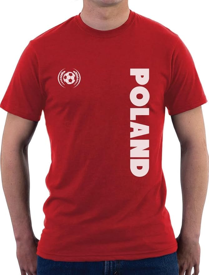 Poland National Football Team Soccer Fans T-Shirt: Amazon.co.uk: Clothing