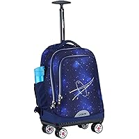 Amazon.com: UNIKER Rolling Laptop Backpack, Softside Luggage with ...