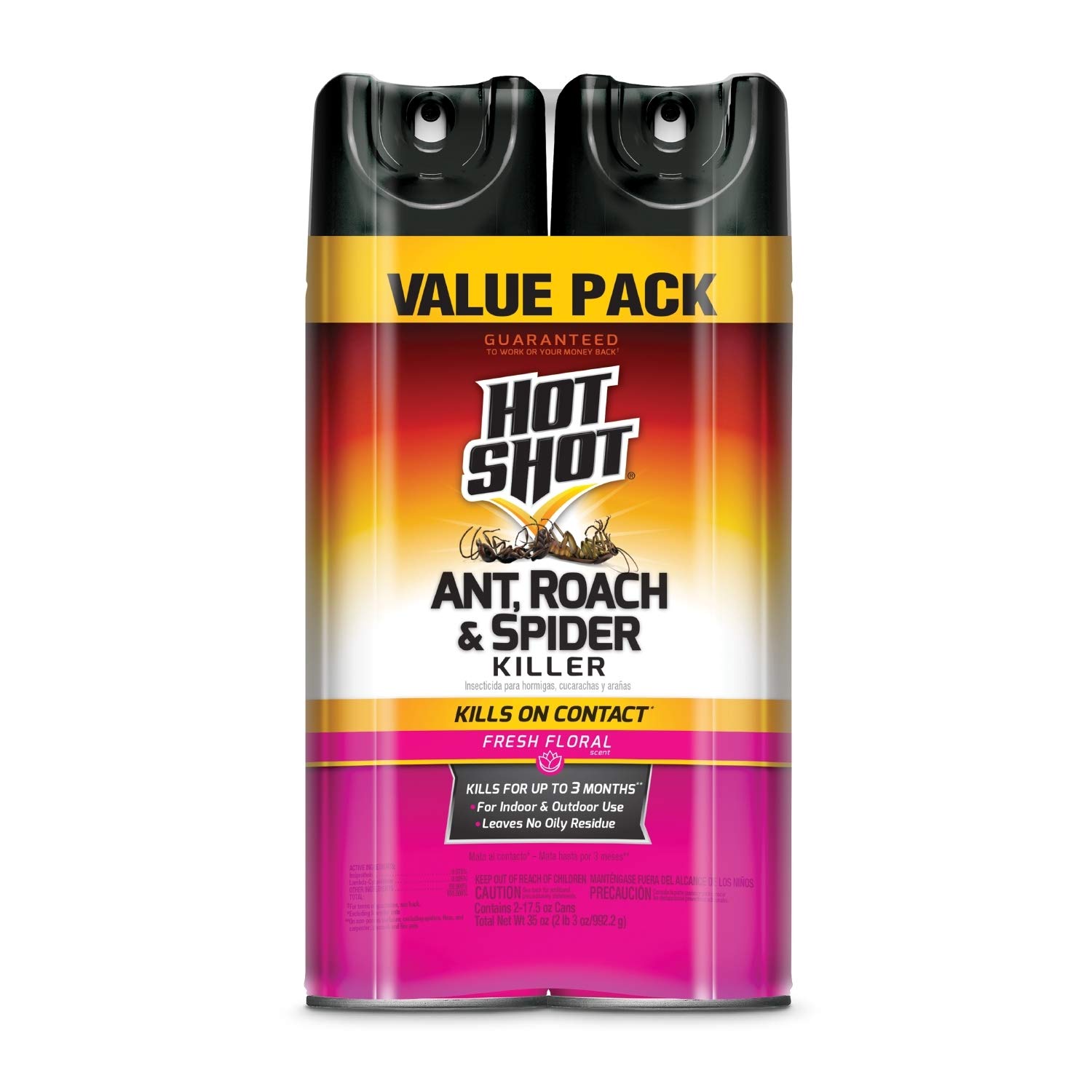 Hot Shot Ant, Roach & Spider Killer, 17.5 Ounces, Kills Roaches and ...