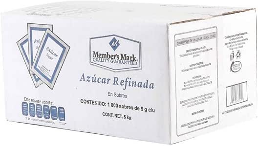 AZÚCAR AZUCAR REFINADA MEMBER'S MARK CAJA CON 1000 SOBRES DE 5 GRAMOS ...