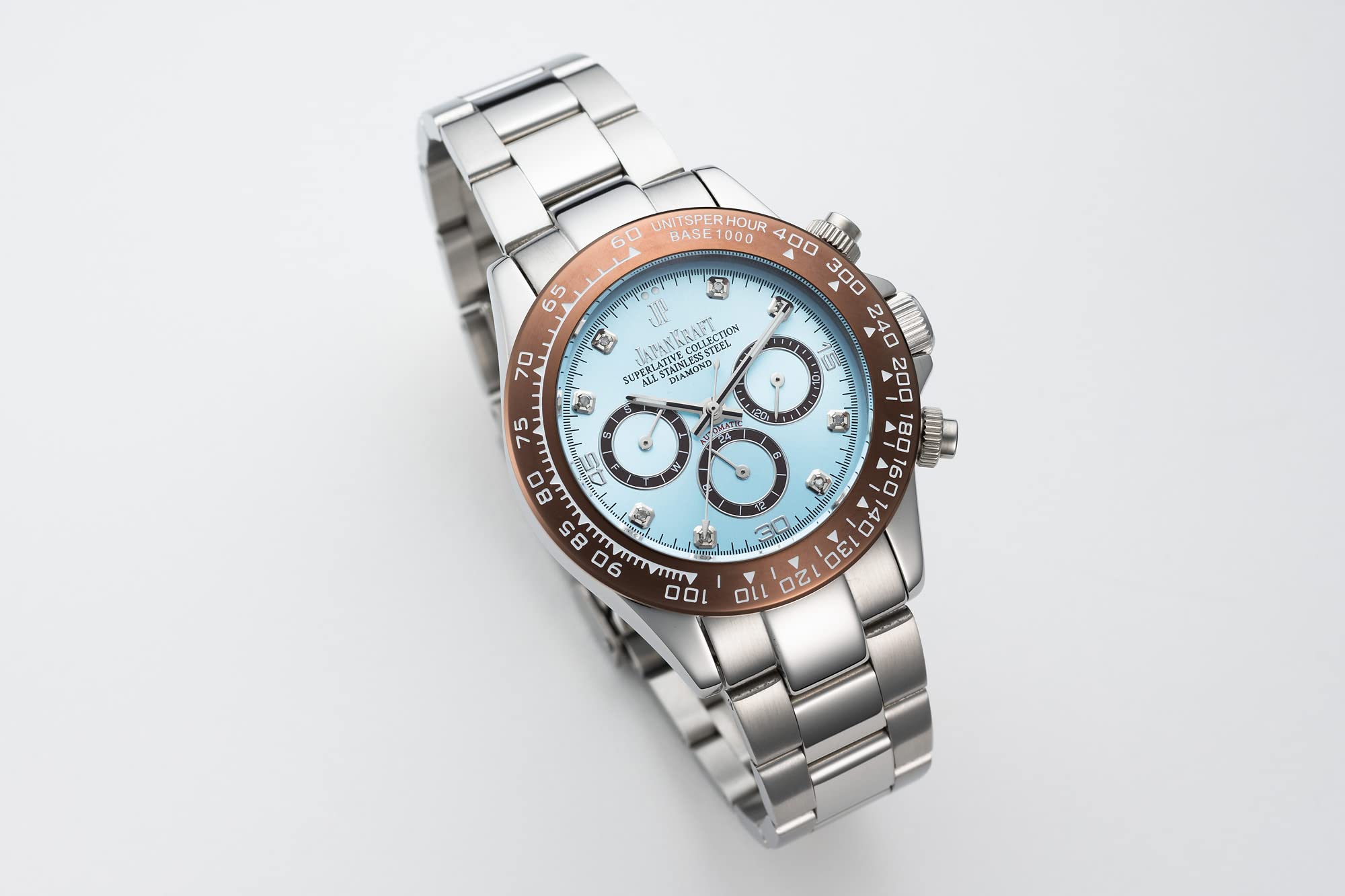 Mua Japanese Craft Luxury Chronograph Panda Ice Blue Tachymeter 50s ...