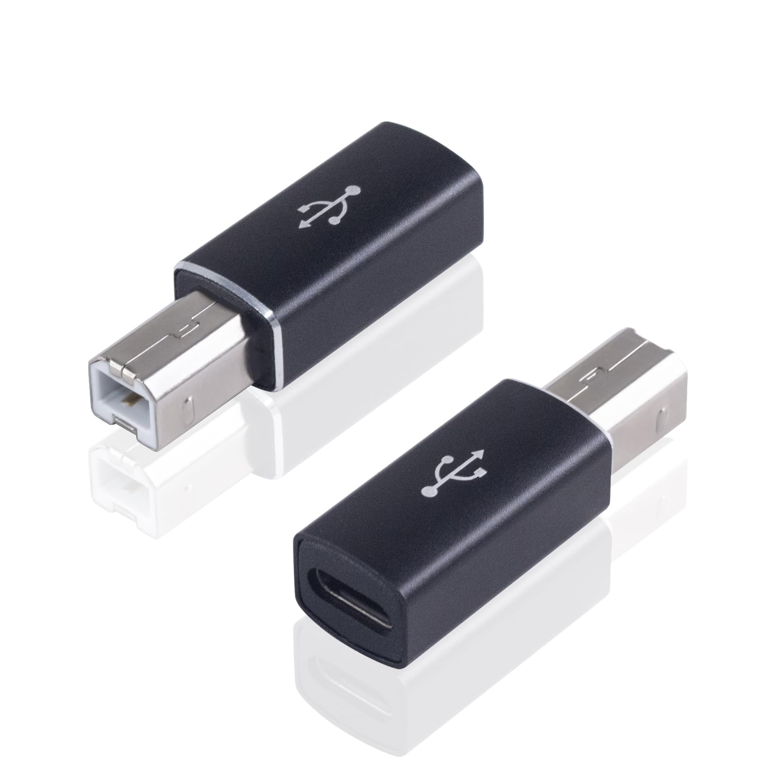 Danfetsoy USB C to USB B Printer Adapter, USB B Male to Type C Female ...