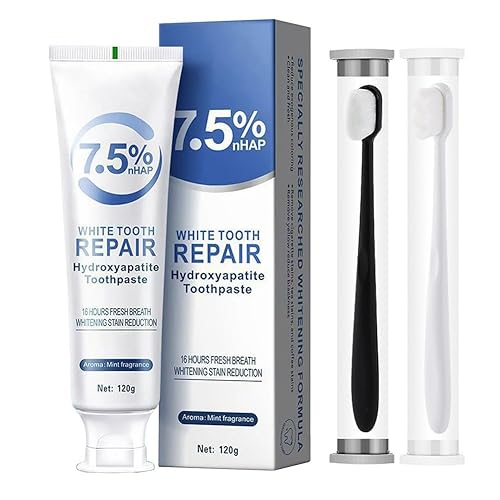 Enamel Repair Toothpaste with Hydroxyapatite - Strengthens Teeth ...