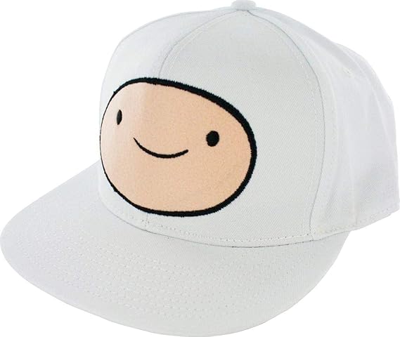 Adventure Time Finn Mens White Snapback Baseball Kappe Hat: Amazon.de ...
