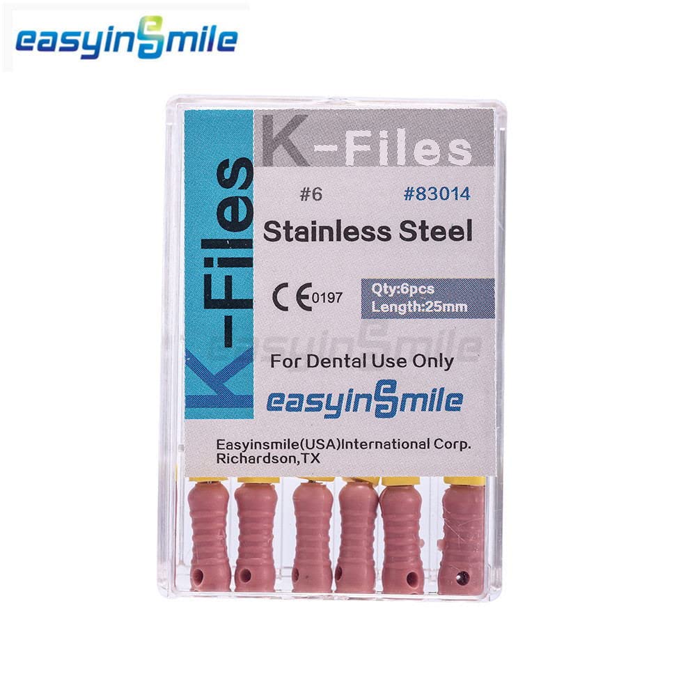 Mua Dental 5 Boxes Endodontic Root Canal Hand K Files Stainless Steel ...