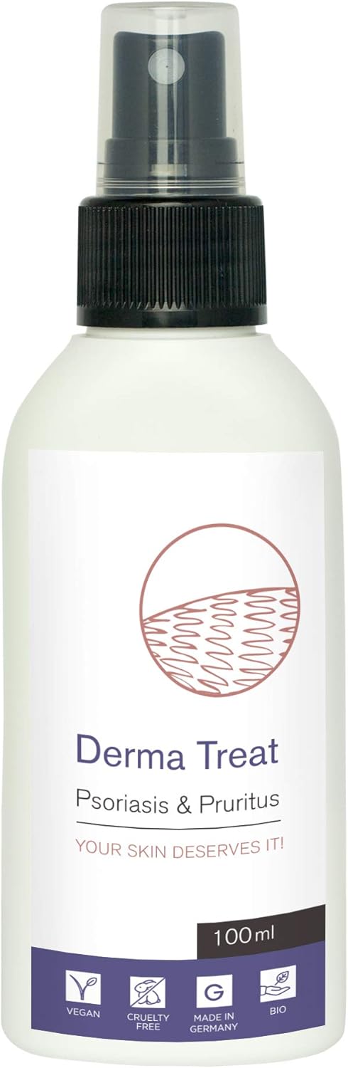 Spray DermaTreat Traitement Psoriasis et Eczema I Soin Naturel, calme ...