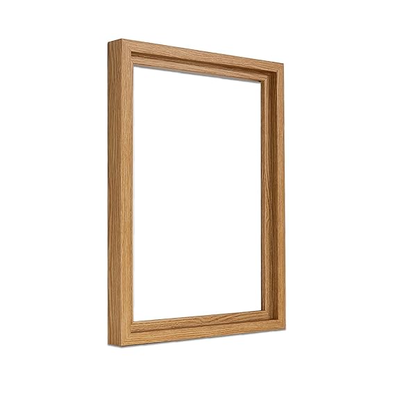 A1 Oak Colour L Shape Picture Frame | Photo Frame | Poster Frame ...