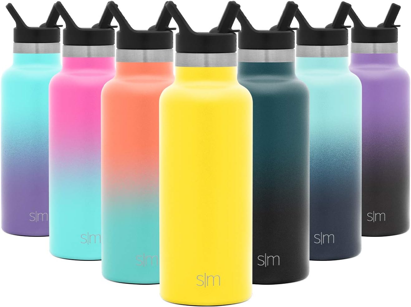 Simple Modern 500mL (17oz) Ascent Termo Botella Termica de Agua Acero ...