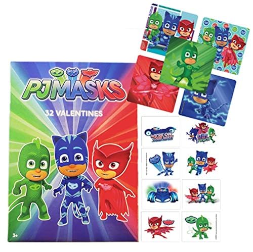 PJ MASKS Classroom Exchange Valentine's Day Cards Plus Bonus PJ MASKS ...