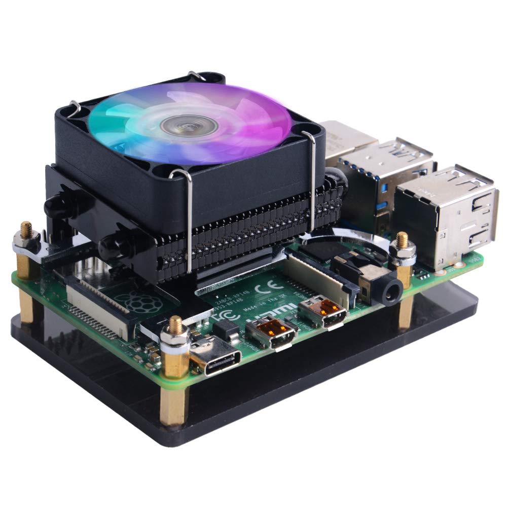 Mua GeeekPi Raspberry Pi Low-Profile CPU Kühler, Raspberry Pi Horizontal Ice Tower Cooler, RGB ...