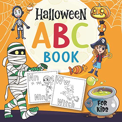 Halloween Abc Book for kids: Fun Coloring Books for Toddlers & Kids ...