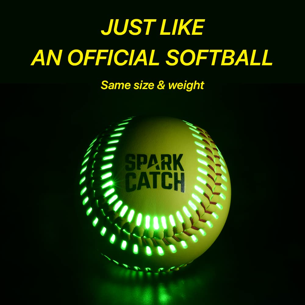 Mua SPARK CATCH Light Up 12" Glow in The Dark Fastpitch Softball for ...