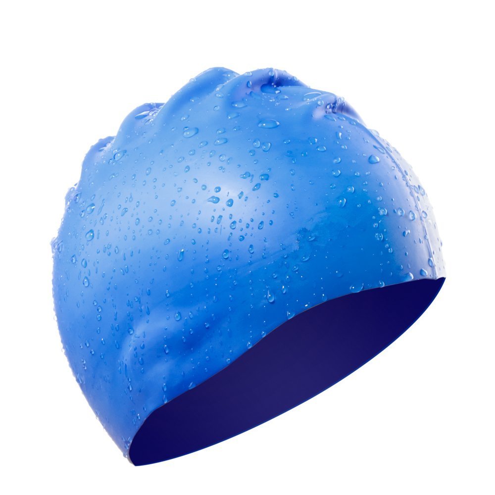 Avril Tian Badekappe, wasserdicht, aus Silikon, Badekappe für langes ...