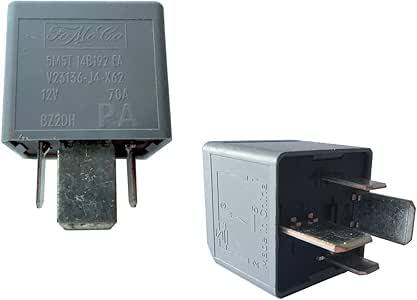 Amazon.com: Multi-Purpose Relay 12V 70A 4 Pin Grey 5M5T14B193EA: Automotive
