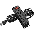 Amazon.com: Wall Mount Power Outlet Strip, 4 Outlet Mountable Power ...