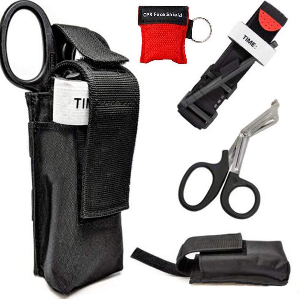 Buy COUTUDI Tourniquet Trauma Bandage Shears CPR Face Shield Pocket ...