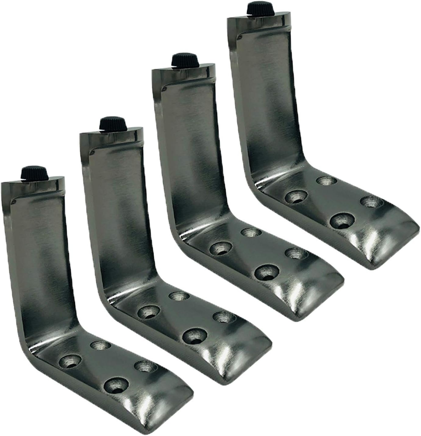 4 Pieces of Furniture Legs 13cm Furniture Feet Aluminum Alloy Furniture ...