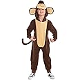 Monkey Hooded Zipster - Child Small 4-6, 1 Pc