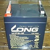 Amazon | LONG 12V 5Ah 高性能 シールドバッテリー WP5-12 WP5-12 | カーバッテリー | 車＆バイク