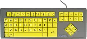 Amazon.com: AbleNet BigKeys LX Keyboard USB Wired (Yellow Keys with ...