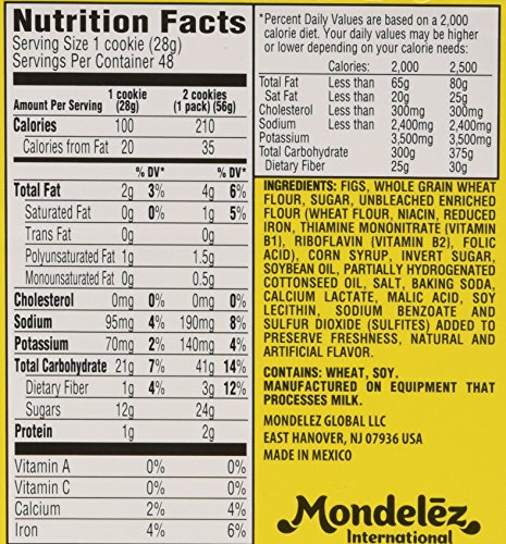 Nabisco Fig Newtons 24-2oz Packs - 2 Bars Per Pack - Buy Online in KSA ...