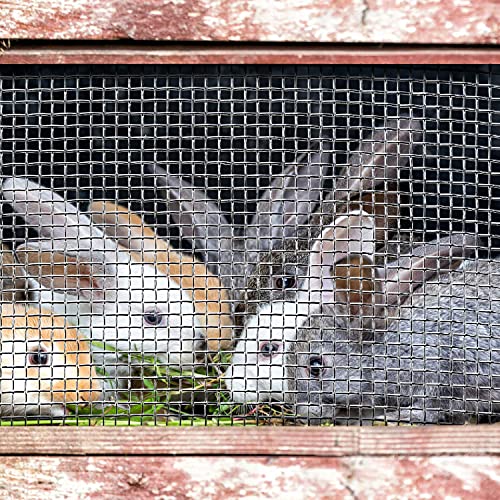 SATINIOR 2 Packs Stainless Steel Woven Wire Mesh Rodent Proof Screen ...