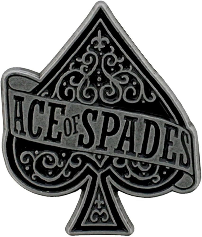 Motorhead Ace Of Spades Enamel Pin Badge: Amazon.co.uk: Clothing