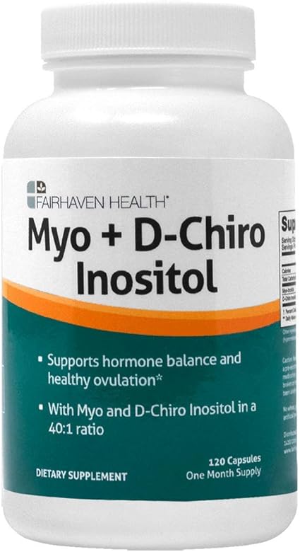 Amazon.com: Myo-Inositol and D-Chiro Inositol Blend, 40:1 Ratio, 1 ...