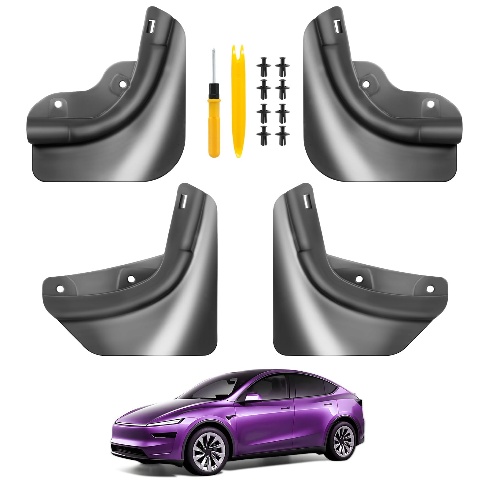 TSLDRV 2025 Upgrade Mud Flaps for Tesla Model Y Juniper 2025 [No ...