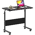 Amazon.com: SogesHome 31.5 inch Adjustable Mobile Bed Table Portable ...