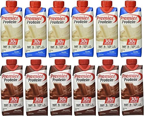 IT Assortment Protein Shakes | 12 Pack Chocolate and Vanilla Flavors ...