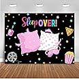Amazon.com : Mocsicka Sleepover Backdrop for Girls Pajama Pillow Fight ...