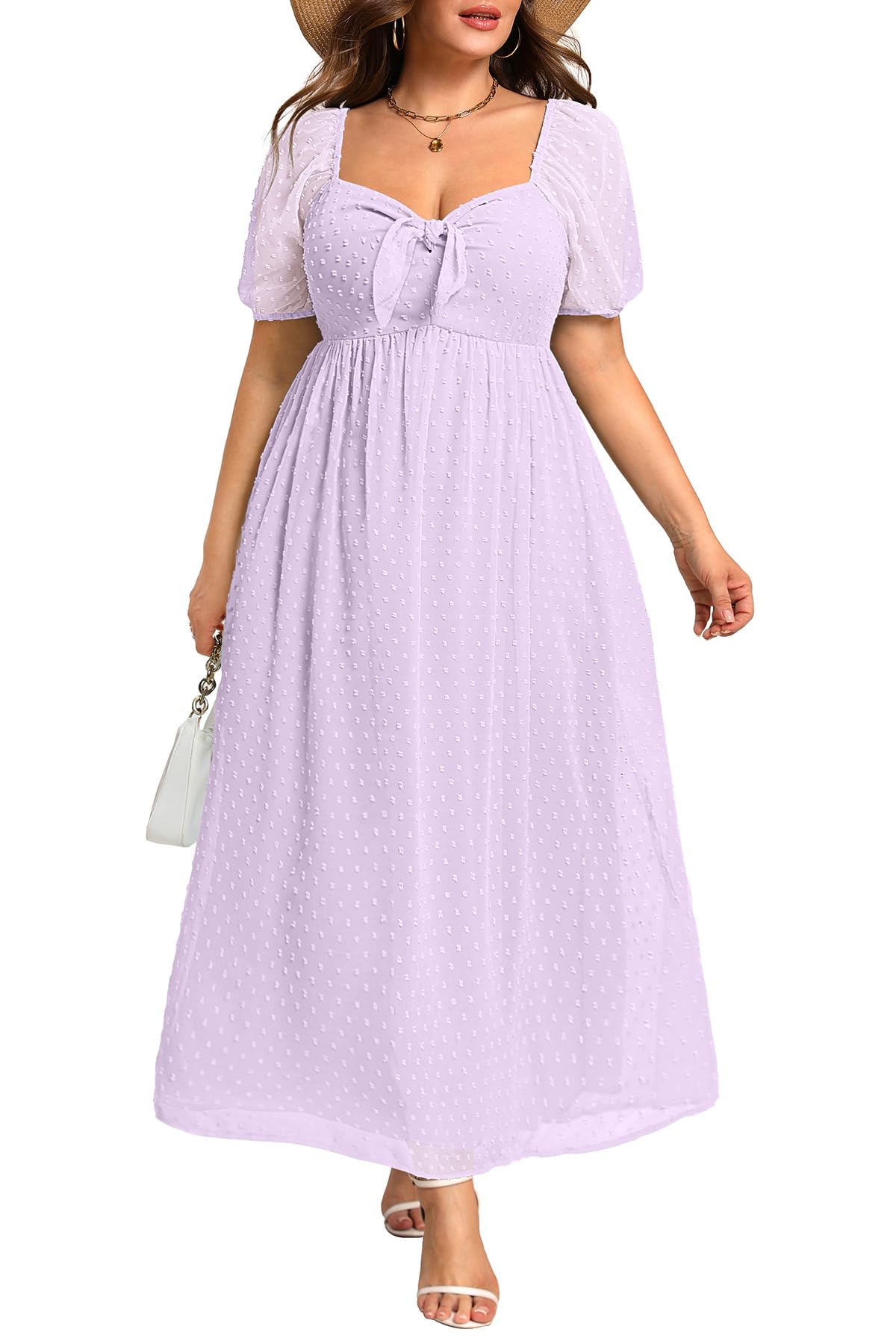 Easter Dress Plus Size Lavender Summer Casual Pastel Baby Shower ...