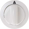 Amazon.com: GE WE1M654 Genuine OEM Timer Knob (White) for GE Dryers ...