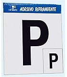 4R Quattroerre.it 1570 Contrassegno Adesivo P Principiante, Set di 2 ...
