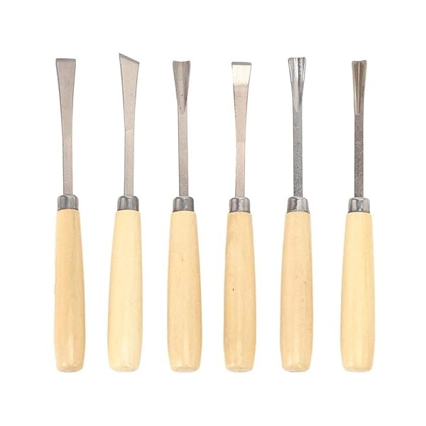 GuatemalaDigital.com - Producto: 6 Pcs Woodworking Chisel Set Chrome ...