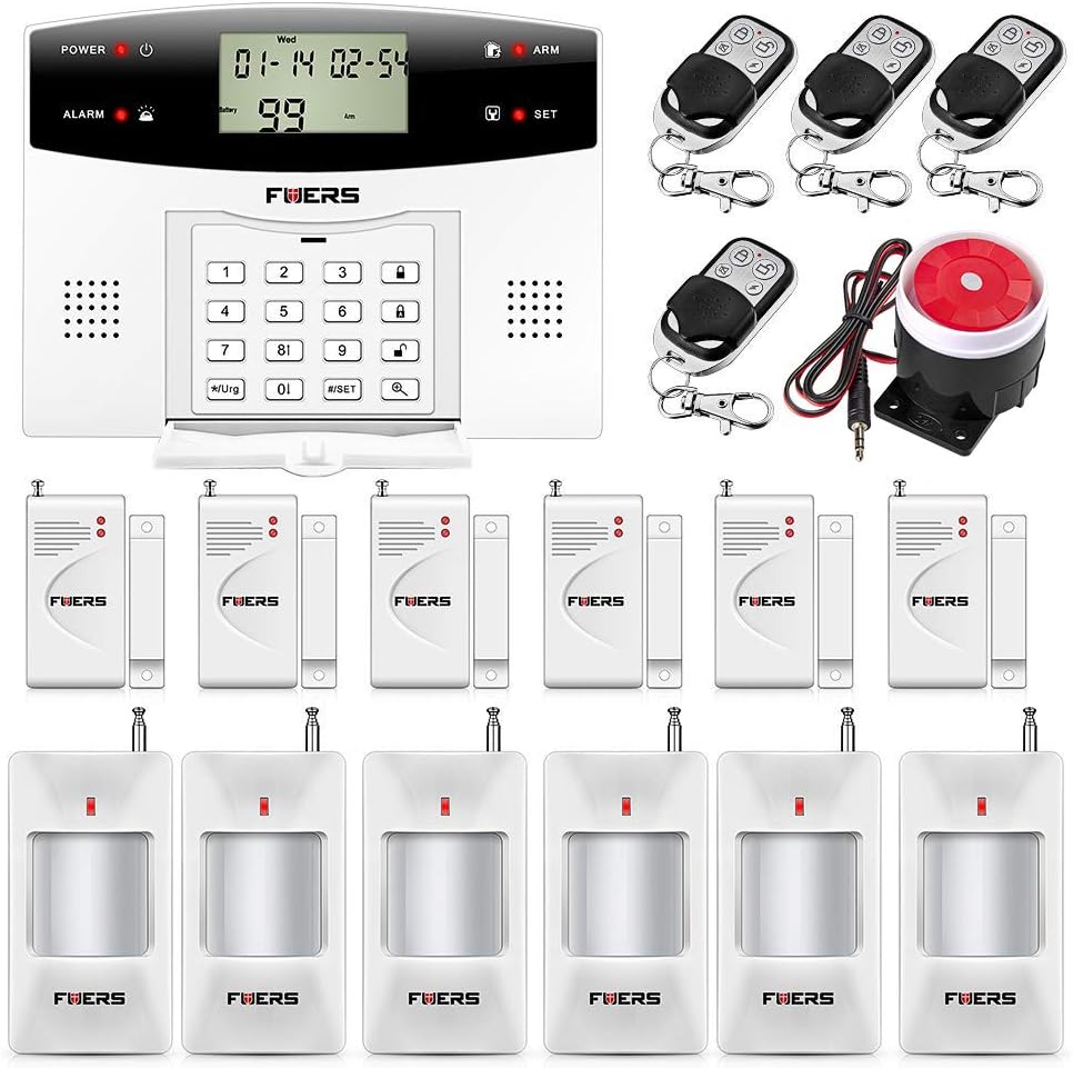 Fuers – G2 alarma casa GSM PSTN llamada sirena, sensores / detectores ...