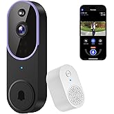Amazon.com : Aiwit 1080p Video Doorbell Camera, Wireless Indoor/Outdoor ...